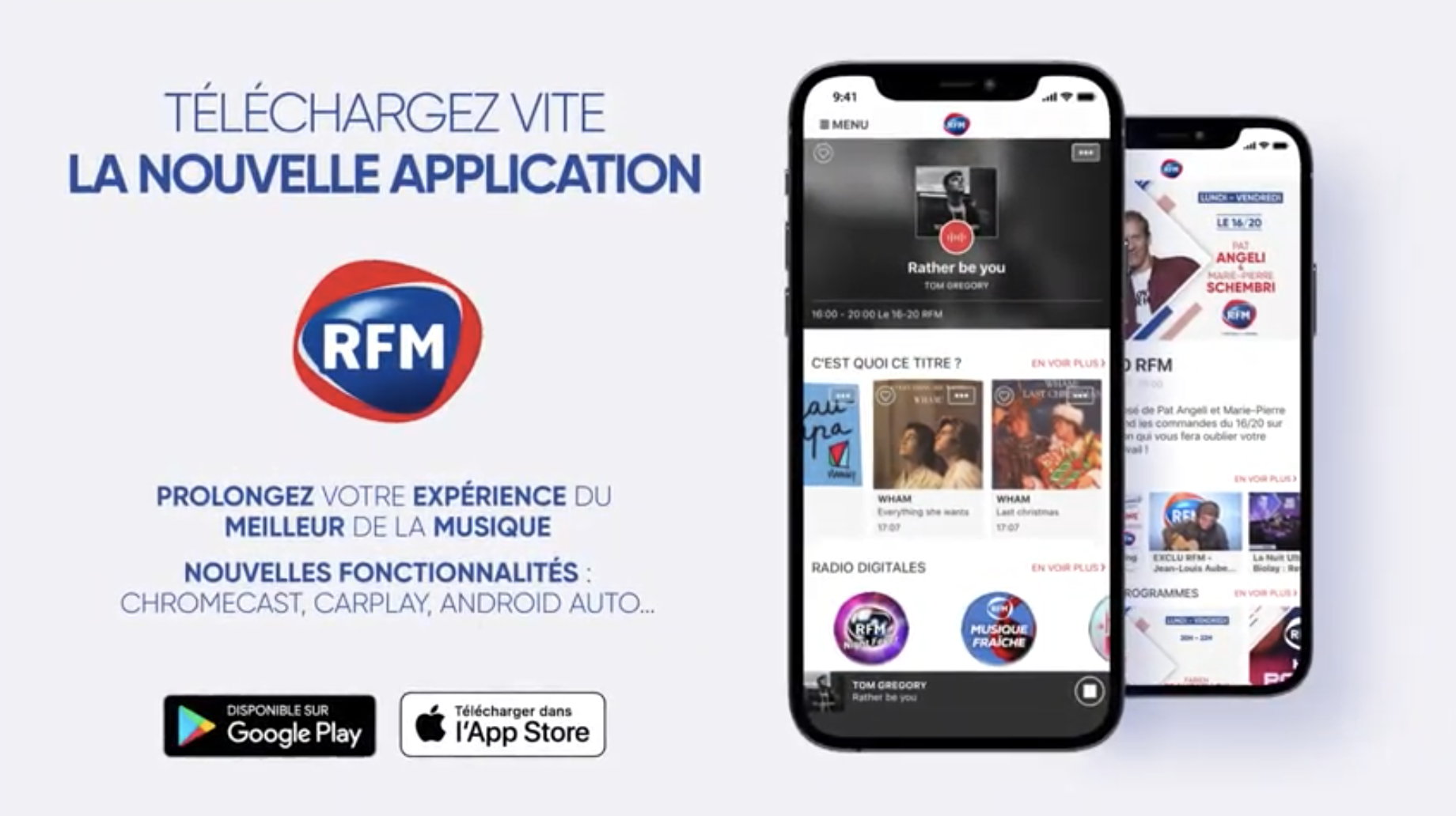 RFM lance sa nouvelle application mobile